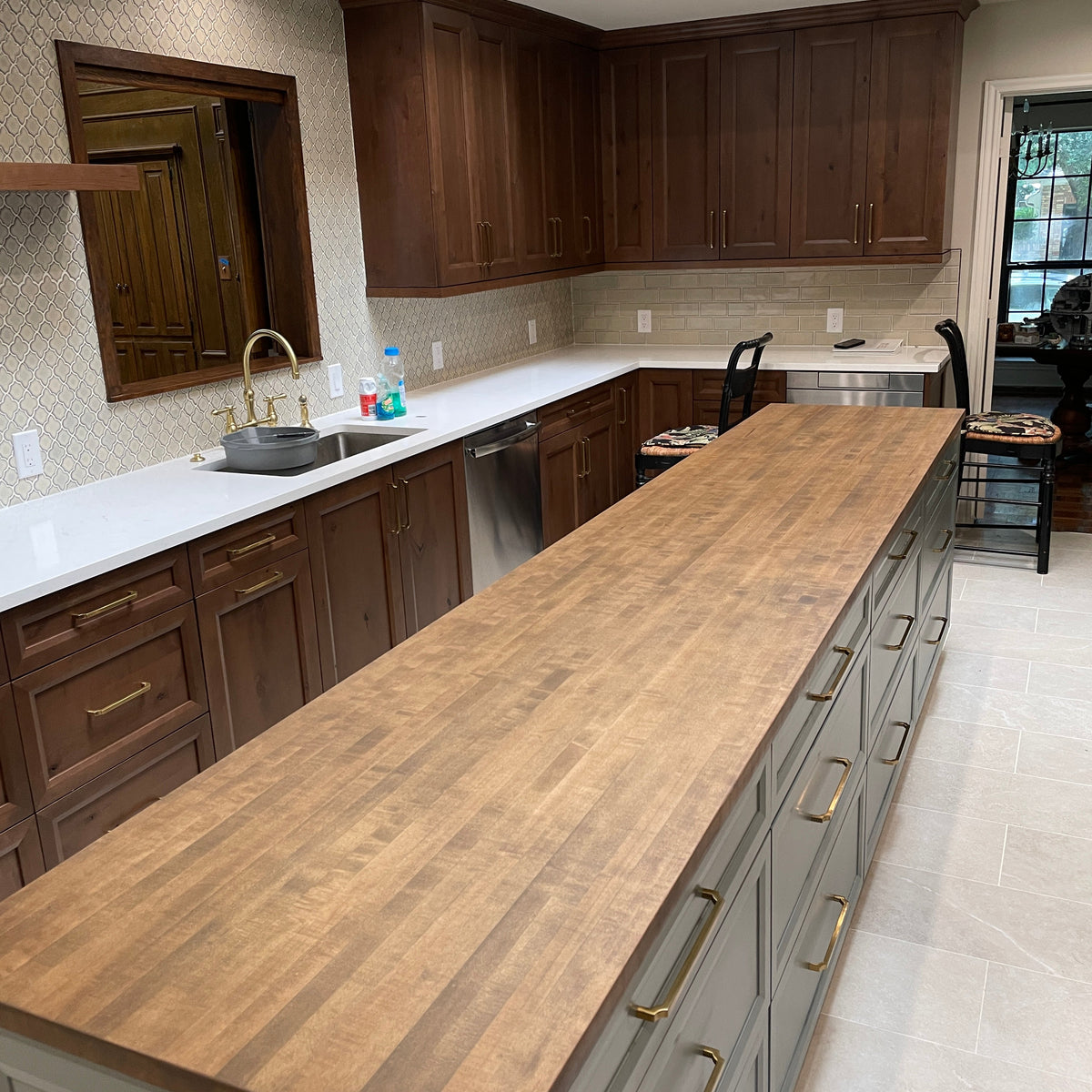 Maple Butcher Block Counter – Professional Coatings Inc.