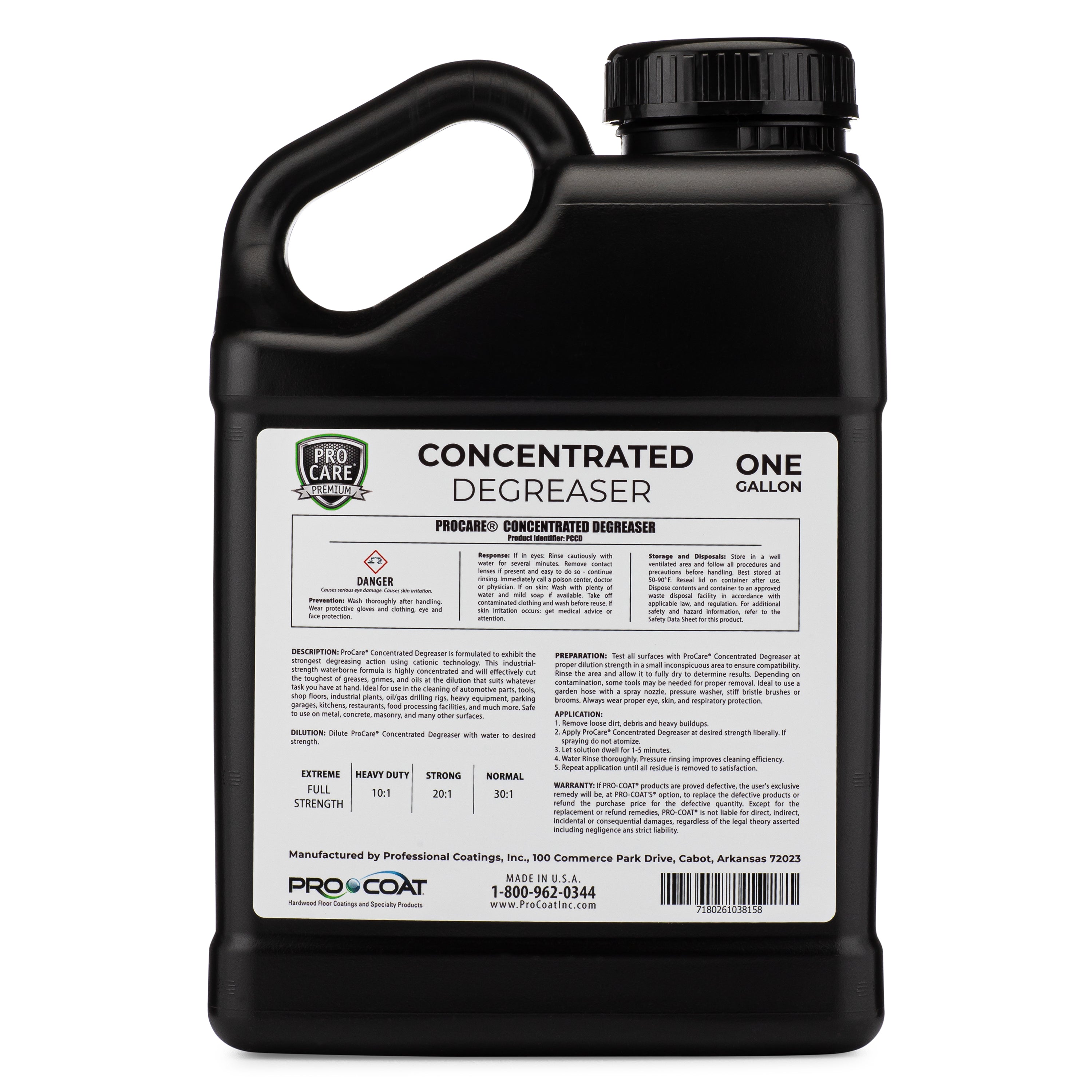ProCoat Inc. - ProCare® Concentrated Degreaser – Professional Coatings Inc.